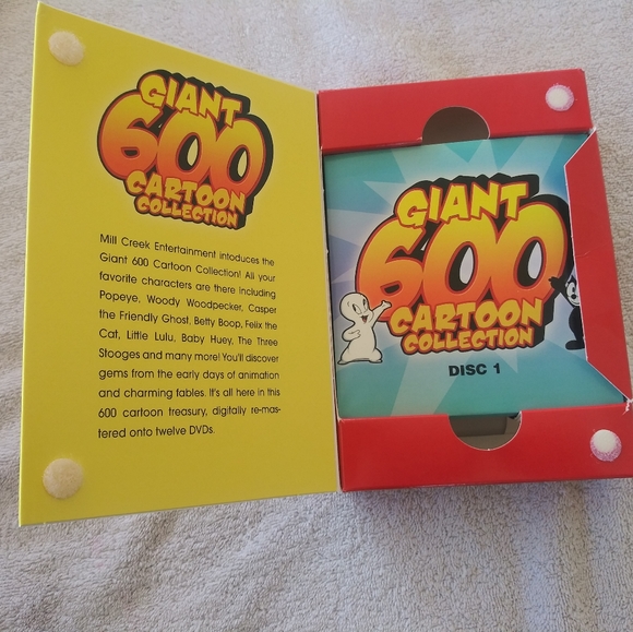 Other | Giant 60 Cartoon Collection Dvds | Poshmark